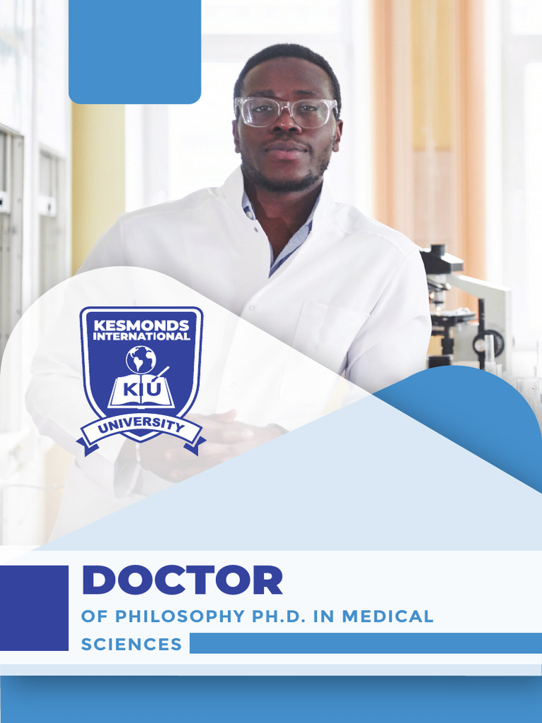 Doctor of Philosophy Ph.d. in Medical Sciences | PDF | Science | Medicine