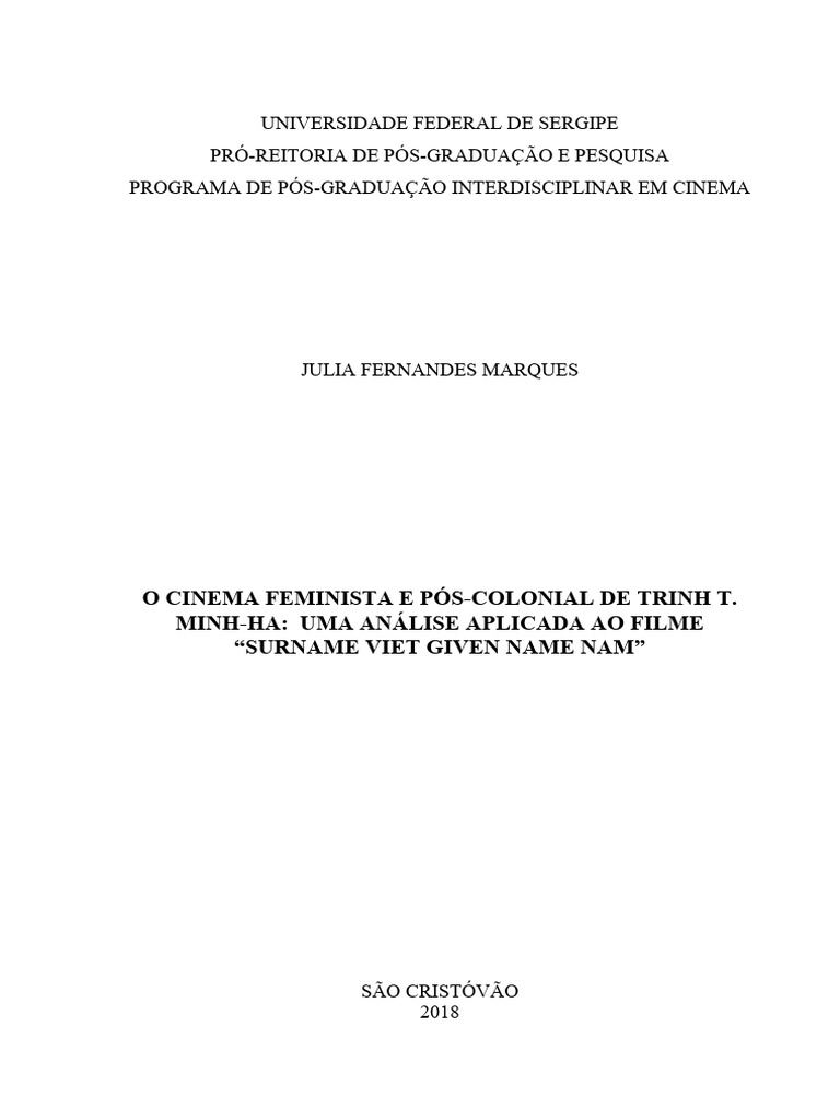 Julia Fernandes Marques | PDF | Antropologia | Science