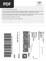 QVC Return Label Instructions | PDF