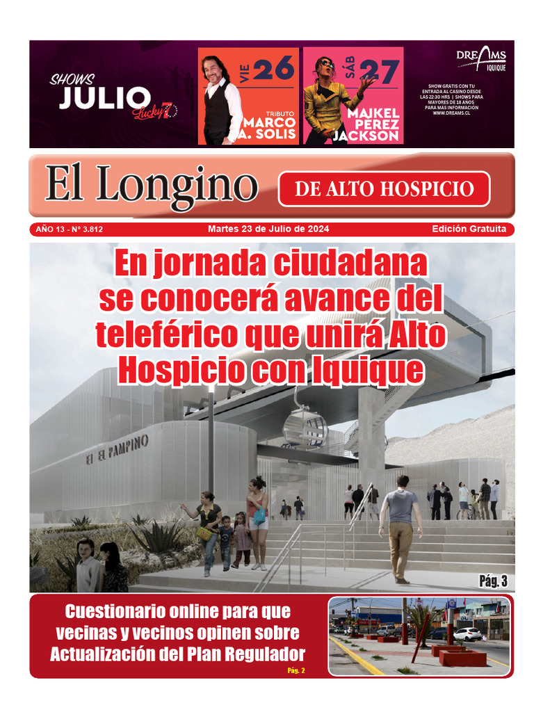 El Longino de Alto Hospicio 230724 | PDF | Paraguay | Chile