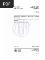 Abnt NBR 13749 2013 | PDF | Argamassa (alvenaria) | Engenharia