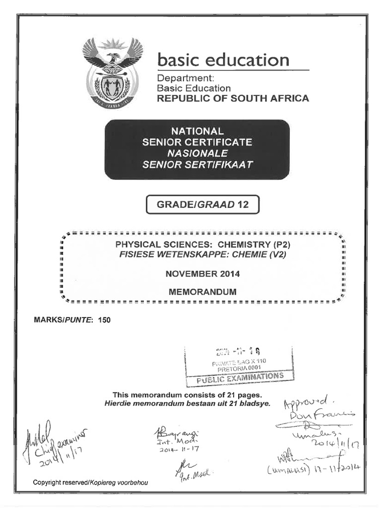 Physical Science P2 (Afr & Eng) | PDF