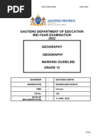 Geography Grade 12 March 2025 Final Memo | PDF | Flood | Oceans