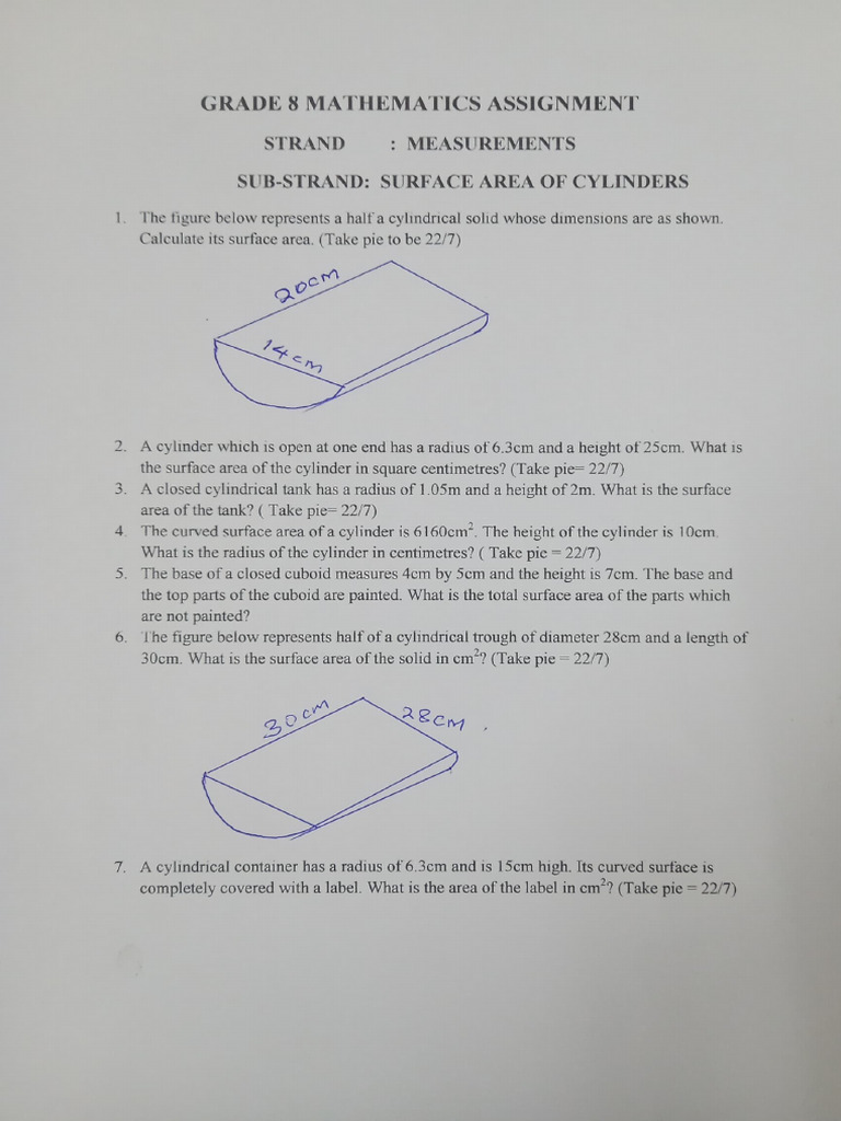 Mathematics Assignment | PDF