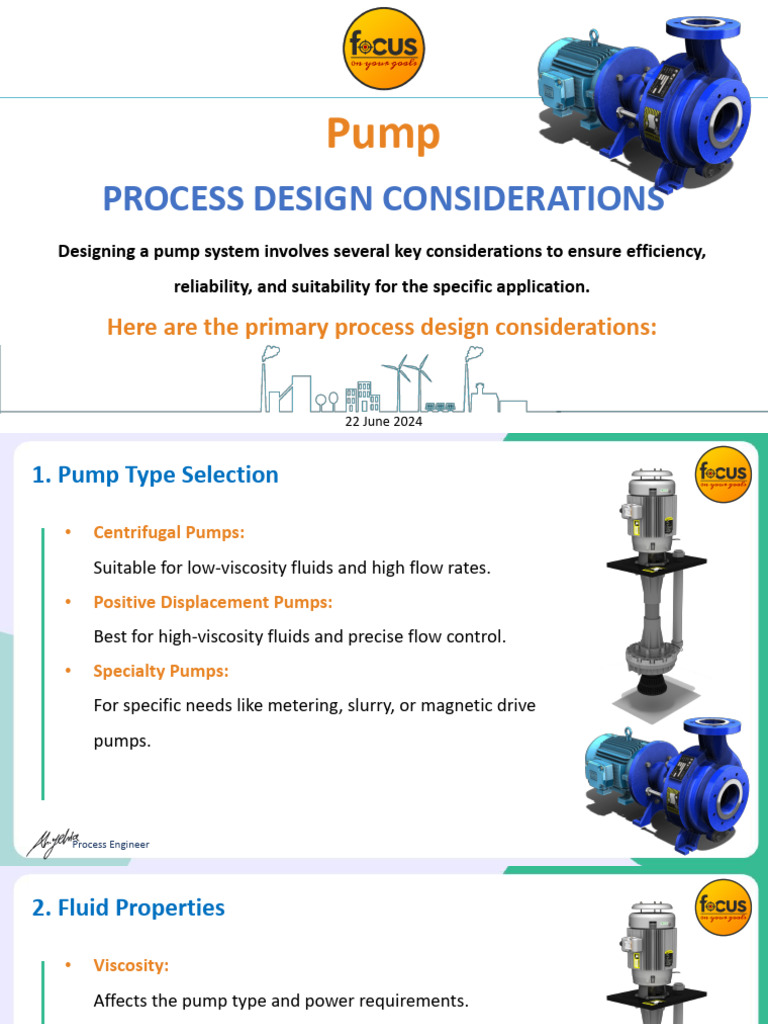 Key Considerations in Pump System Design | PDF | Pump | Fluid Dynamics