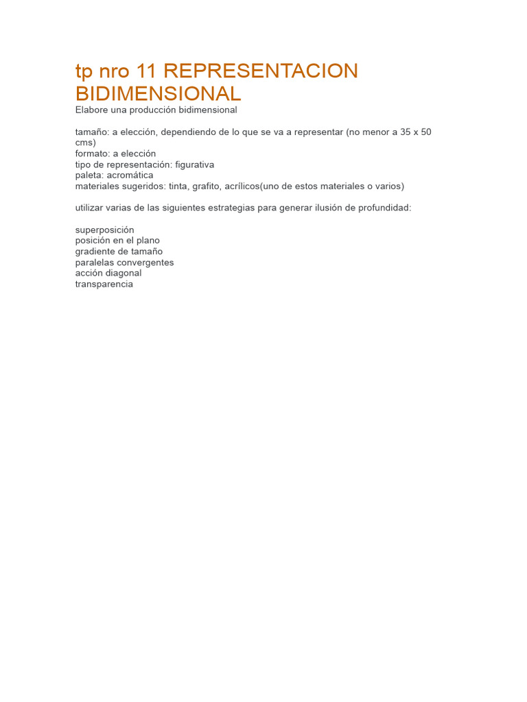 tp11 Representacion Bidimensional | PDF