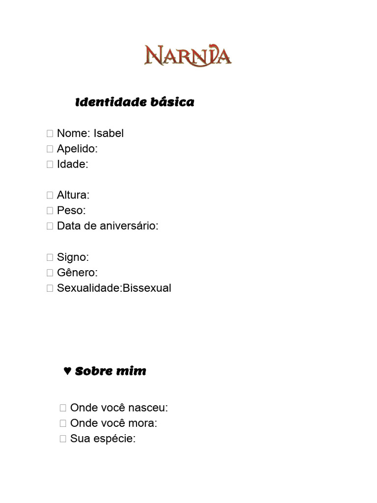 Script Nárnia | PDF