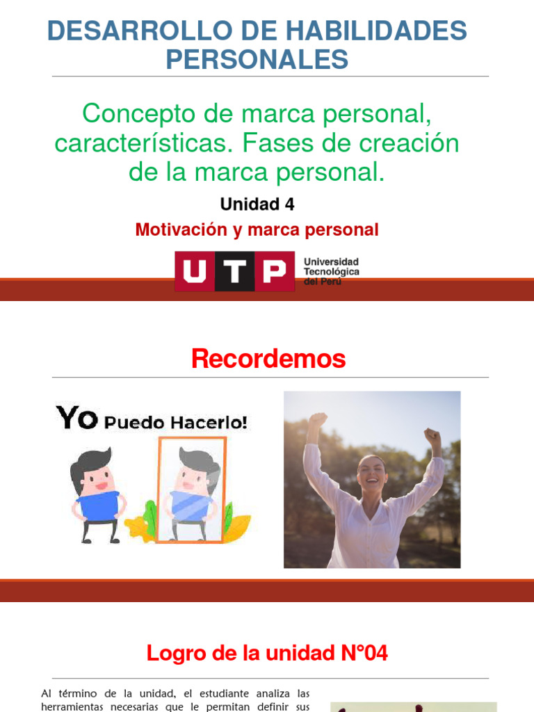 S15 - Concepto de Marca Personal y Fases de Creación | PDF | Marca ...