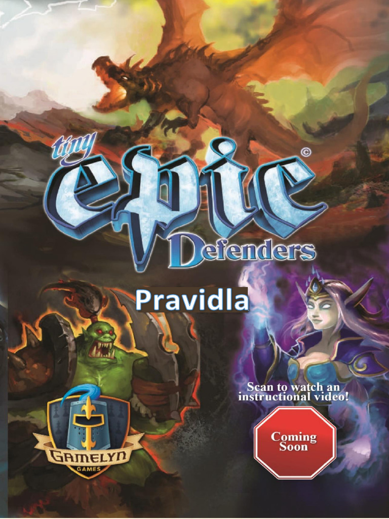 Tiny Epic Defenders Tiny Epic Defenders Pravidla CZ CZ | PDF