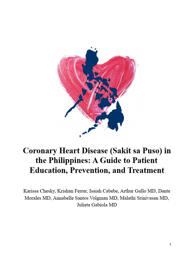 Coronary Heart Disease in the Philippines | PDF | Myocardial Infarction ...