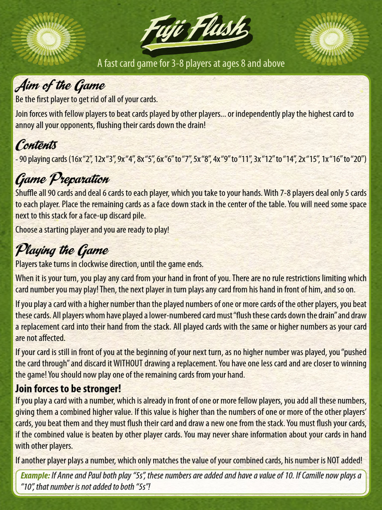 Fuji Flush Ing | PDF | Gambling | Consumer Goods