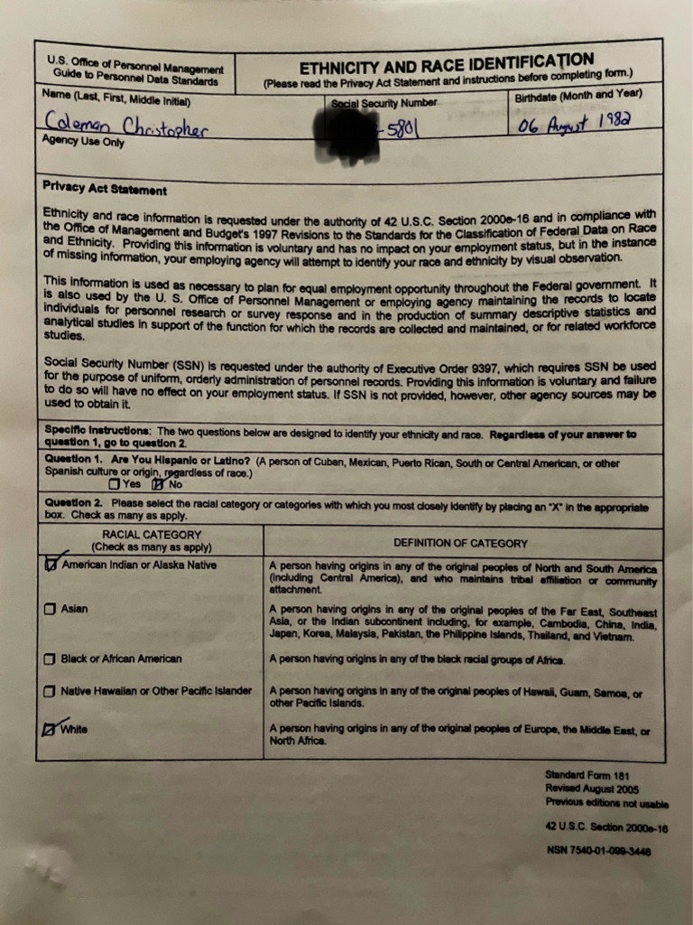 New SF181 Docs | PDF