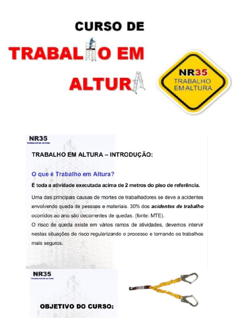 Treinamento de NR35 | PDF
