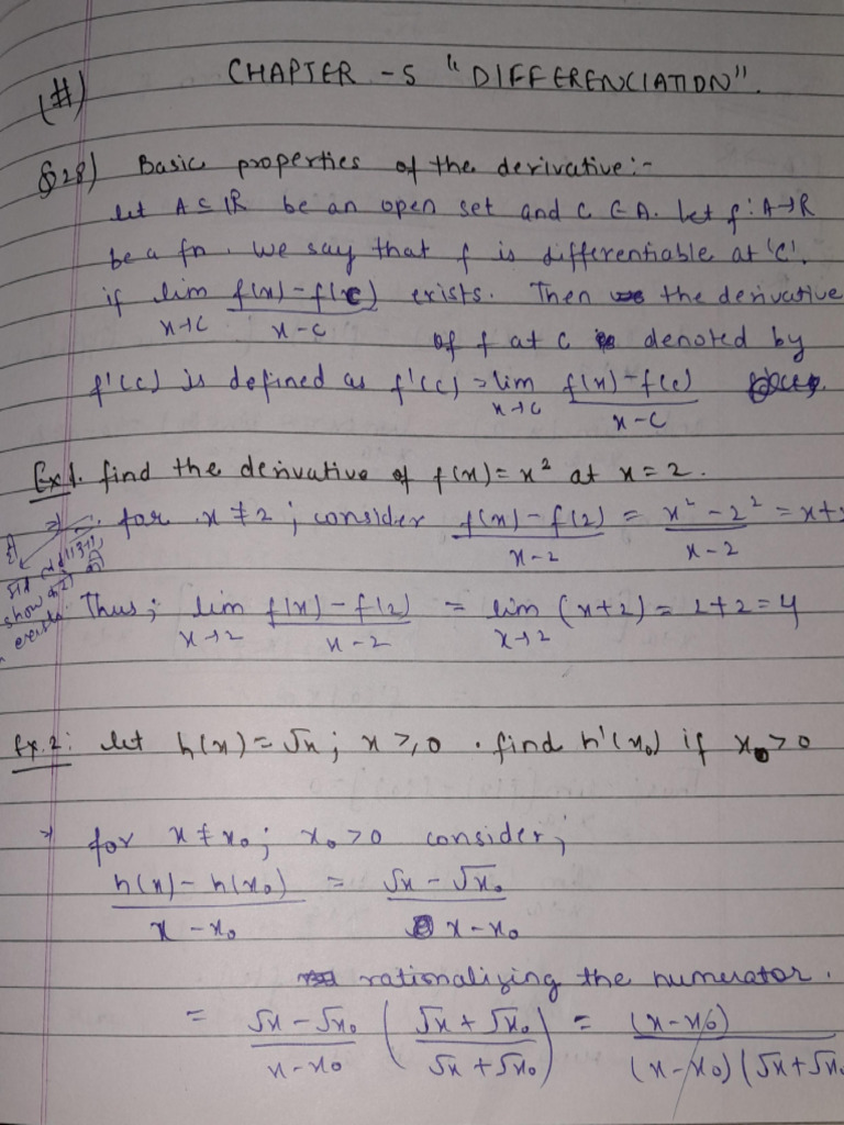 Unit 2 Calculus | PDF