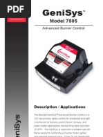 001 GeniSys 7565 Control Manual | PDF | Thermostat | Pump