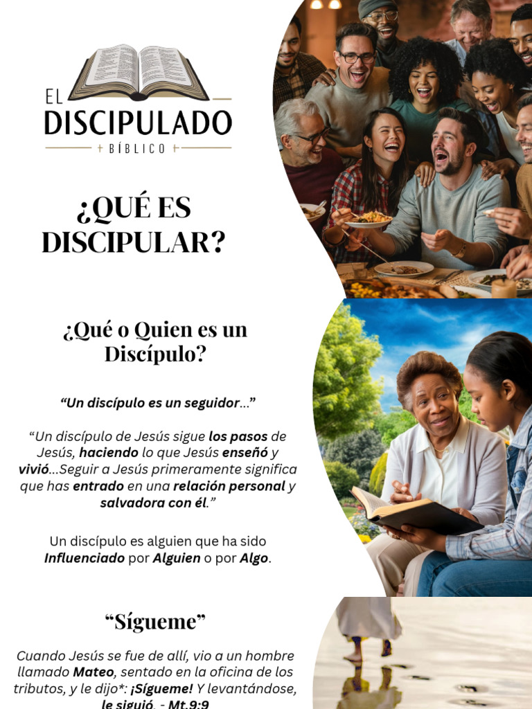 ¿Qué Es Discipular | PDF | Cristo (título) | Evangelio de Mateo
