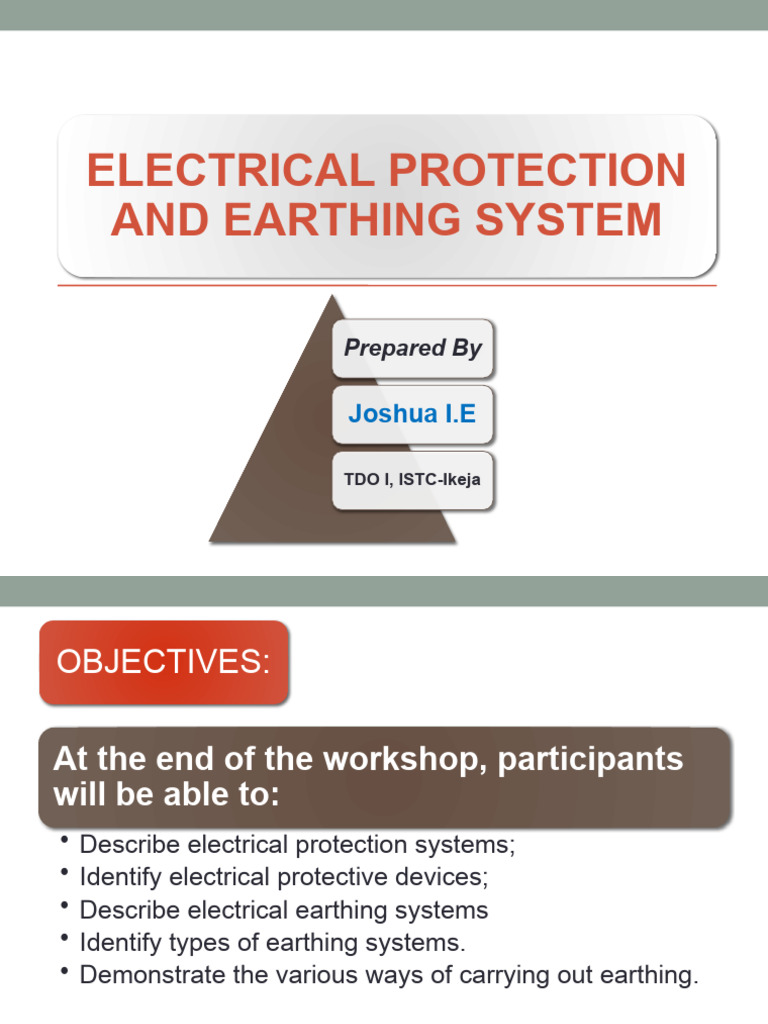 Electrical Protection & Earthing Systems Guide | PDF | Fuse (Electrical ...