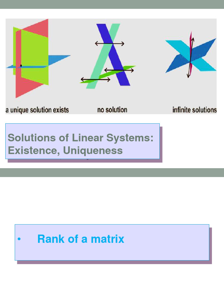 Existence of Solution of SLEs | PDF | Linear Algebra | Algebra