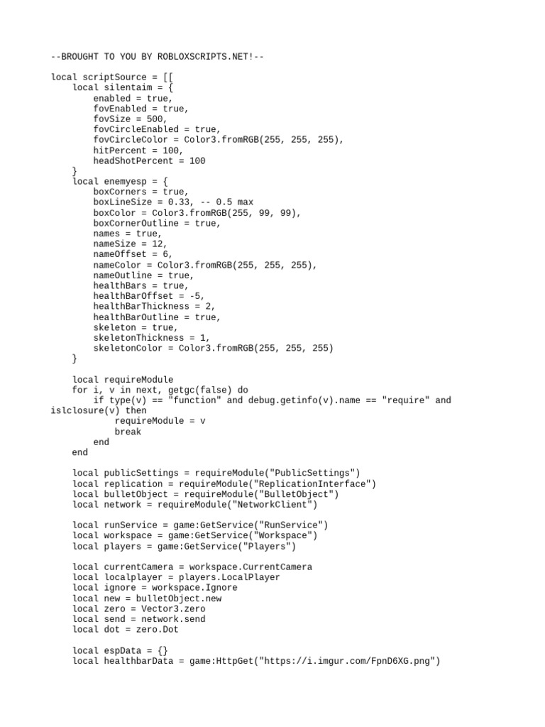 Phantom Forces Silent Aim RobloxScripts | PDF | Motion (Physics ...
