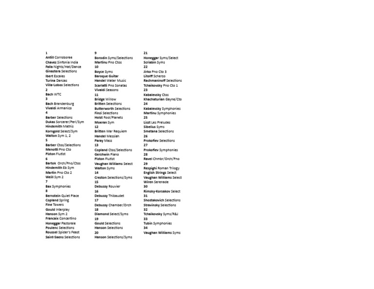 Discs | PDF | Classical Music | Piano