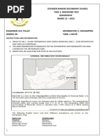 MAPWORK TASK TERM 2 MEMO - ERMELO Final | PDF | Topography | Geographic Information System