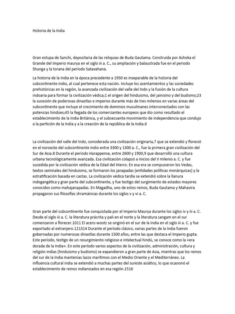 Historia de La India | PDF | Vedas | Imperio aqueménida