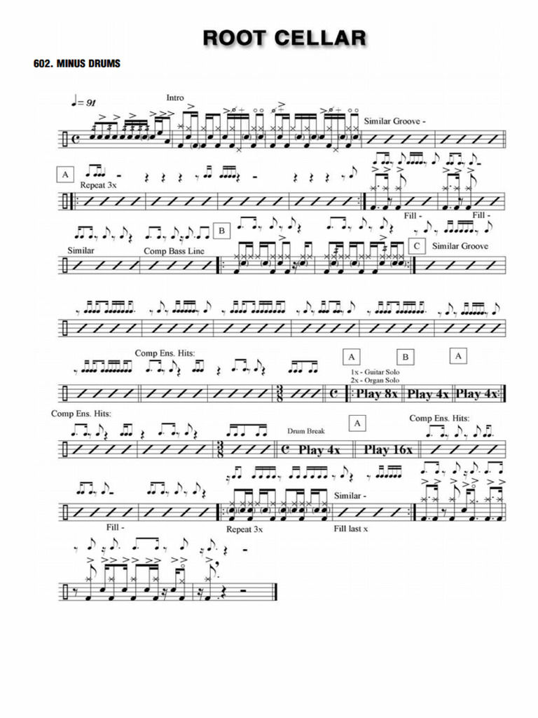 Root Cellar - Chart | PDF