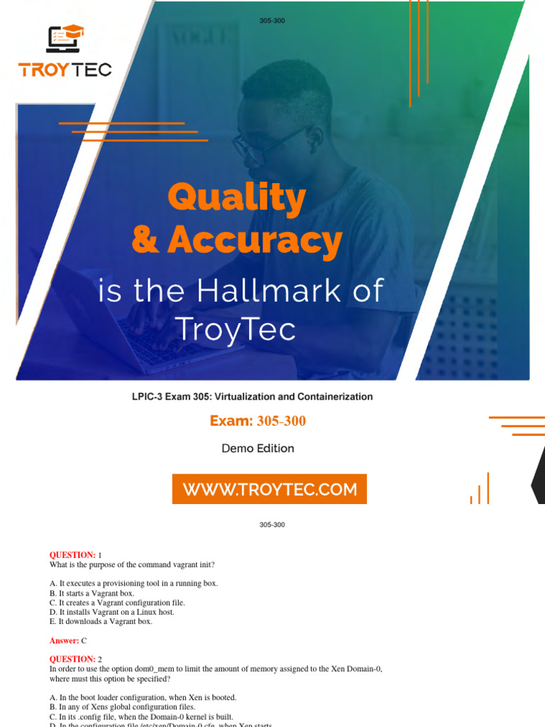 305 300 Q&A Demo Troytec | PDF | Booting | Operating System
