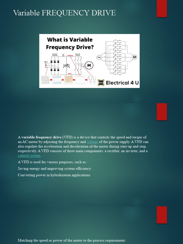 Variable Frequency Drive. | PDF | Power Inverter | Electric Motor