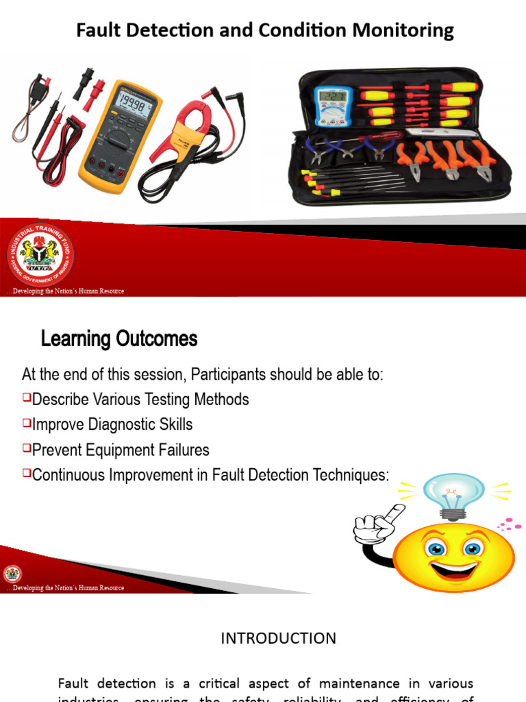Fault Detection And Conditioning Monitor Pdf Business Technology And Engineering