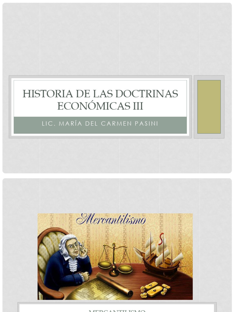 Historia de Las Doctrinas 3 | PDF | Riqueza | Comercio