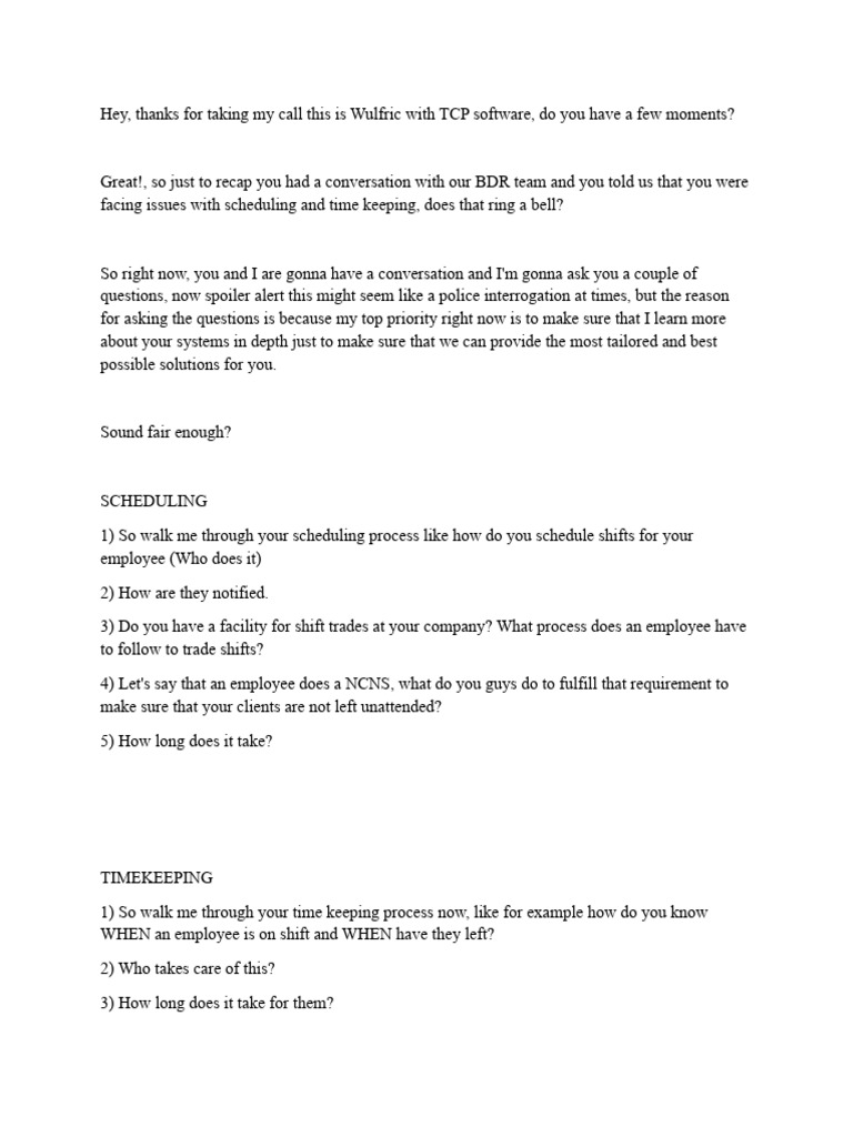 Gap Selling Scipt | PDF | Overtime | Payroll Tax