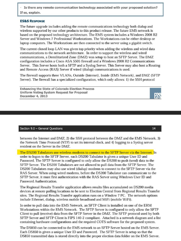 ES&S DS200 Tabulators Use Wireless Modems To Connect To Servers Via ...