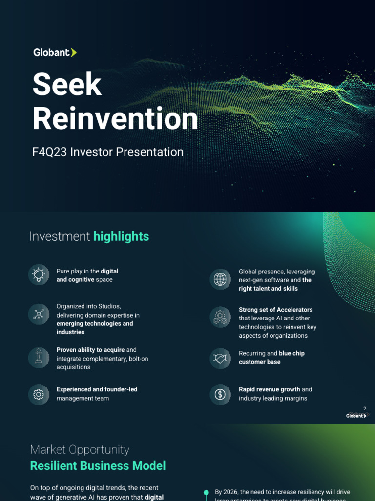 Q4 2023 Investor Presentation | PDF | Risk | Business