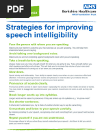 HANDOUT ABLE Articulation Strategies For Improving Dysarthria PDF | PDF ...