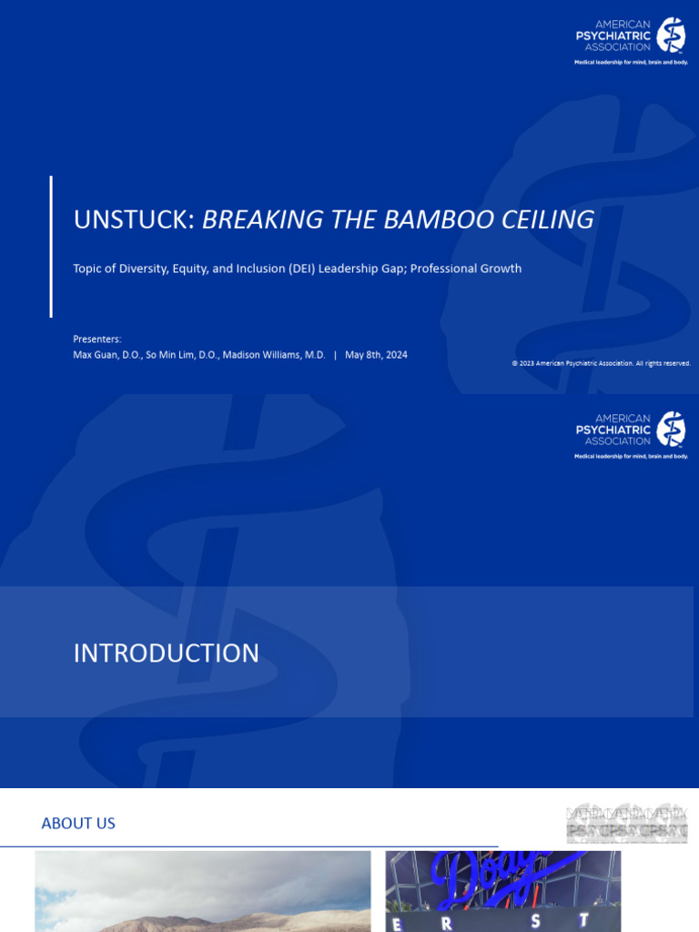 Unstuck: Overcoming the Bamboo Ceiling | PDF | Stereotypes | Anti ...