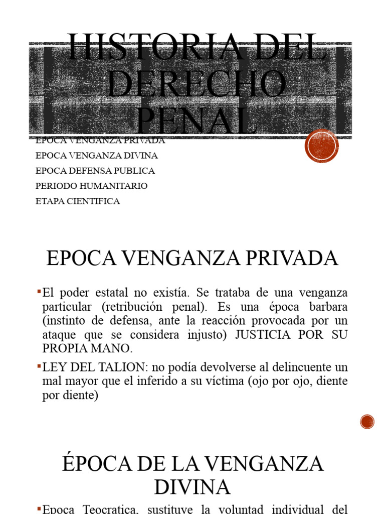Historia Del Derecho Penal Pdf Derecho Penal Castigos