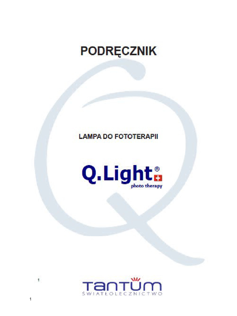 Podrcznik Q.Light | PDF