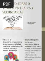 Cinco Tipos de Ideas Complementarias | PDF | Autor | Información