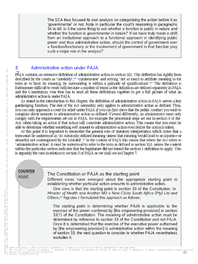Administrative Justice in South Africa - An Introduction Second Edition ...