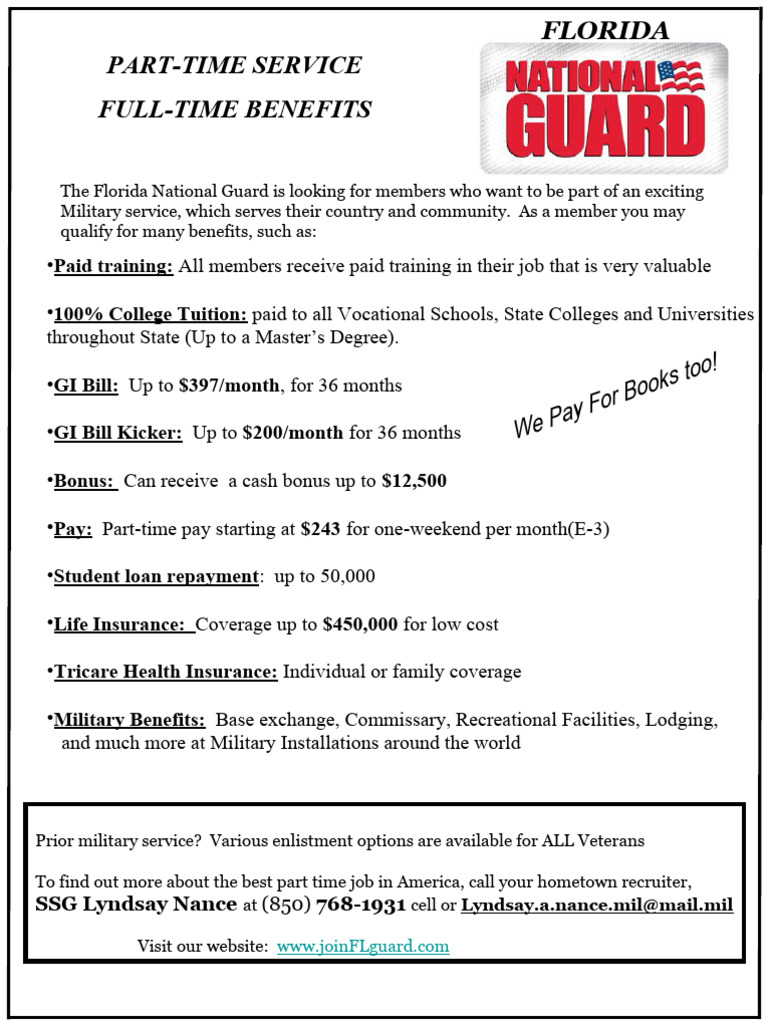 ARNG Benefits Flyer | PDF