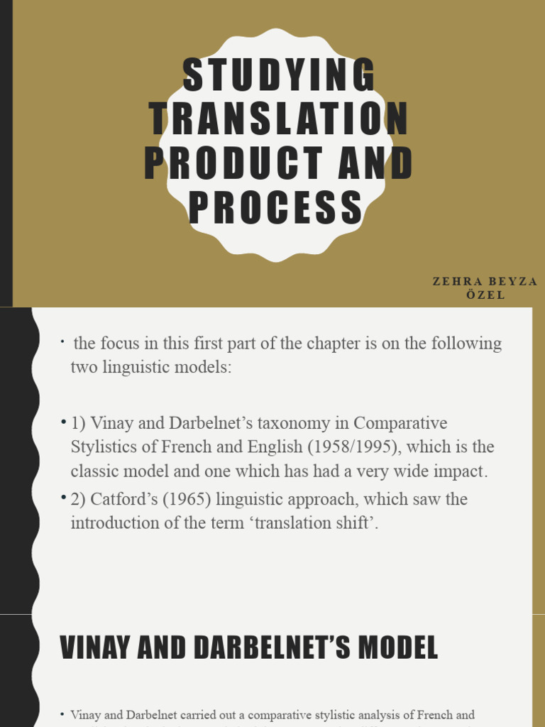 Studyıng Translatıon Product and Process | PDF | Translations | Verb