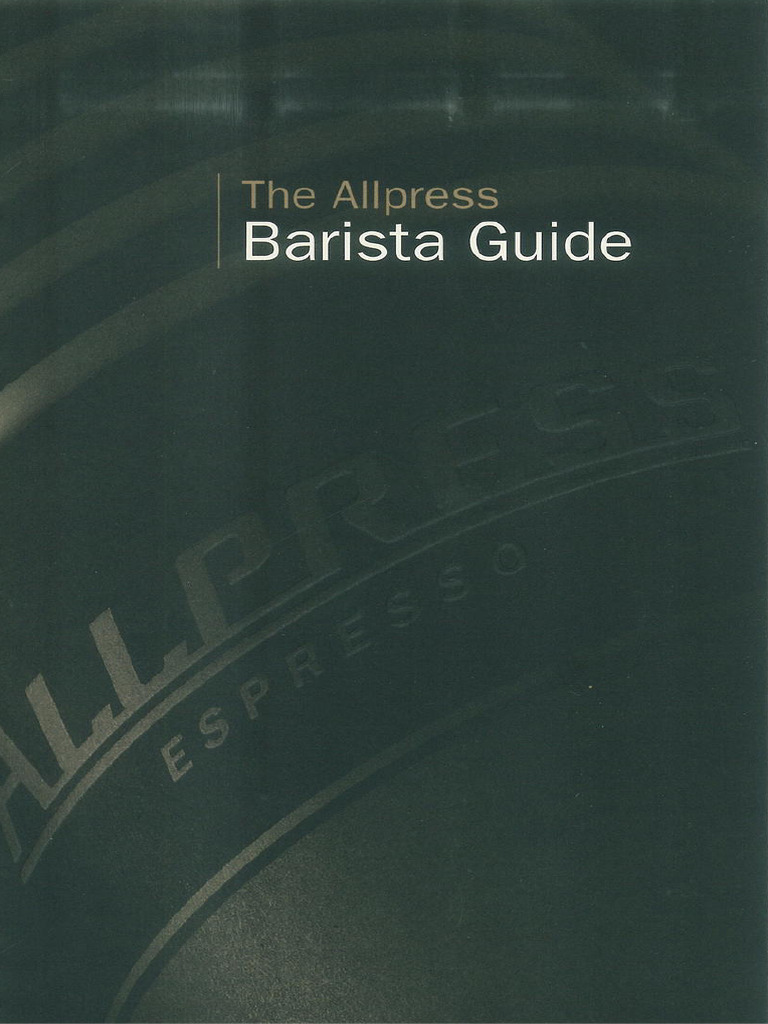 All Press Barista Guide | PDF