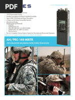 Cs Tcom An PRC 171 Compact Team Radio Datasheet A | PDF | Radio ...