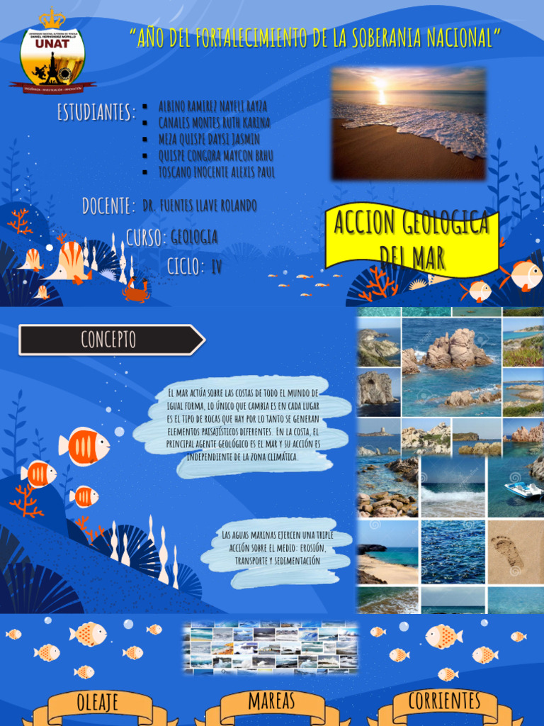 Accion Geologica Del Mar- Grupo 2 | PDF | Mar | Costa Accion Geologica Del Mar- Grupo 2 | PDF | Mar | Costa