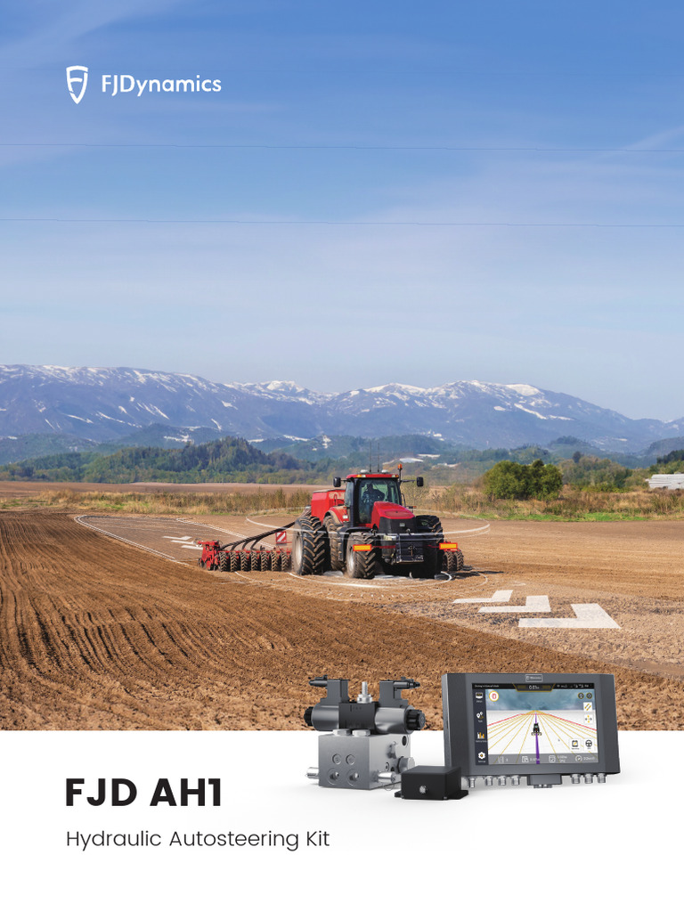 EN - FJD AH1 Hydraulic Autosteering Kit - Brochure - 20231114 | PDF | Tractor | Steering