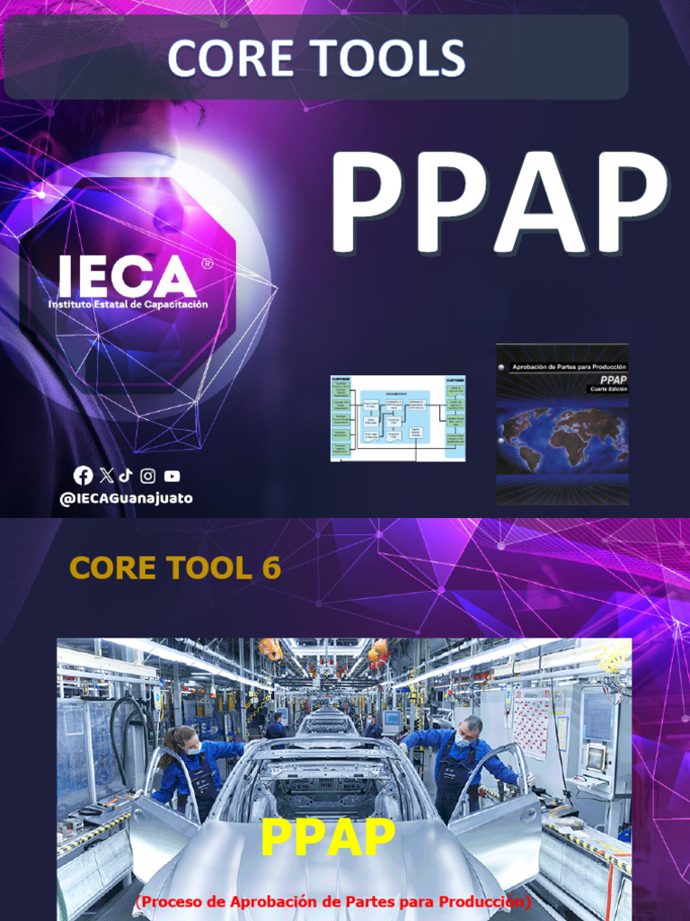 Core Tools Ppap | PDF | Diseño | Industria automotriz