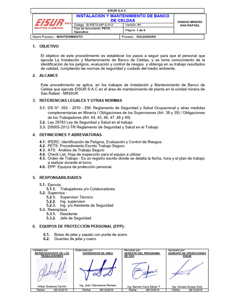 Ei-Pets-Mp - S-012 . - Instalación y Mantto de Bancos de Celdas ...