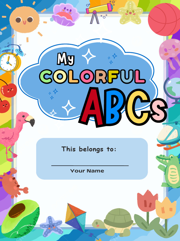 Colorful ABCs Coloring Book PDF | PDF