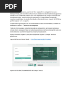 Tutorial Ingreso Al Campus Virtual, UCC Presencial | PDF